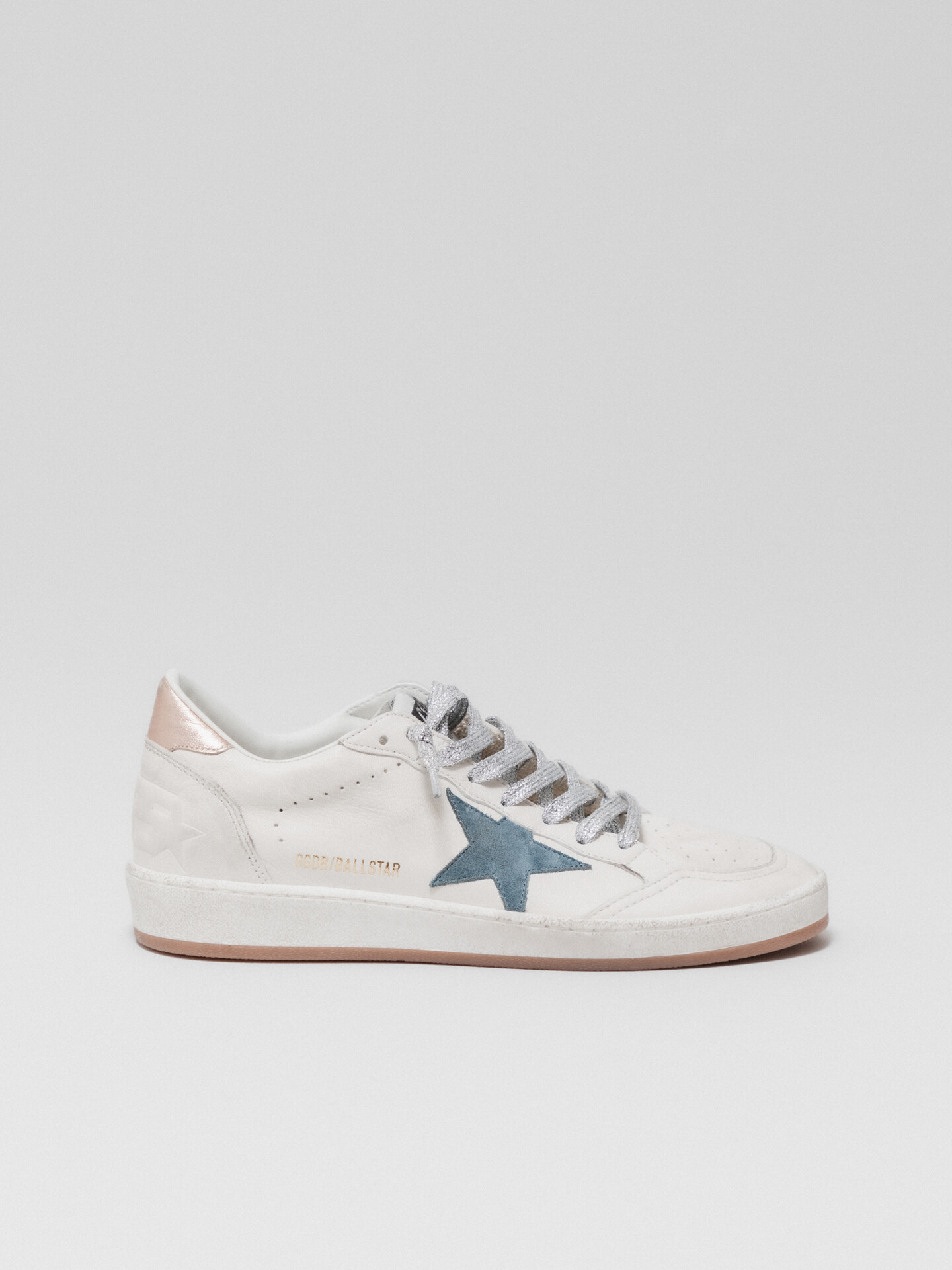 Sneaker aus Leder von GOLDEN GOOSE 11918 WHITE/BLUE online shoppen ...