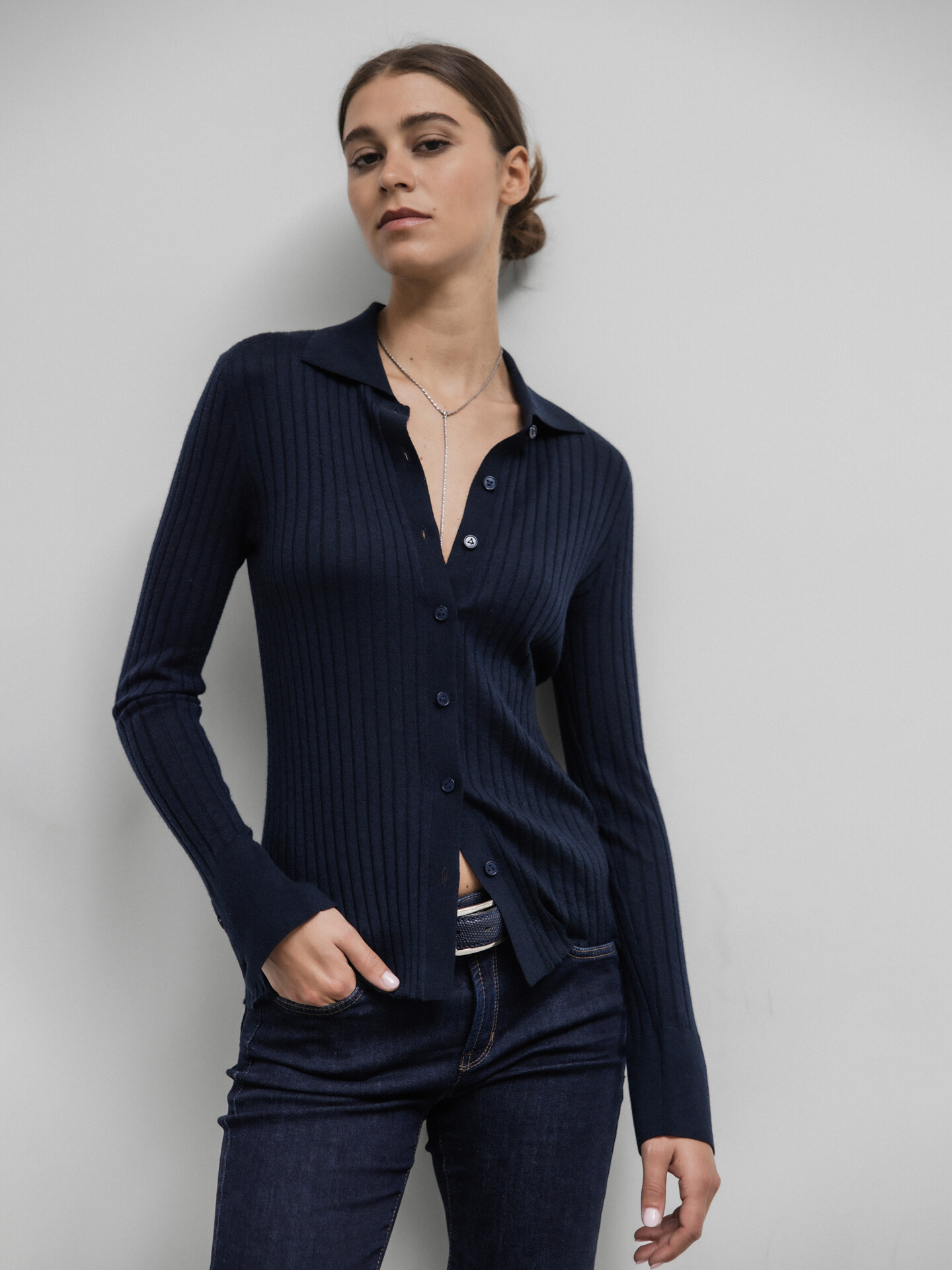 Strickjacke aus Cashmere von LISA YANG NAVY online shoppen – DANIELS