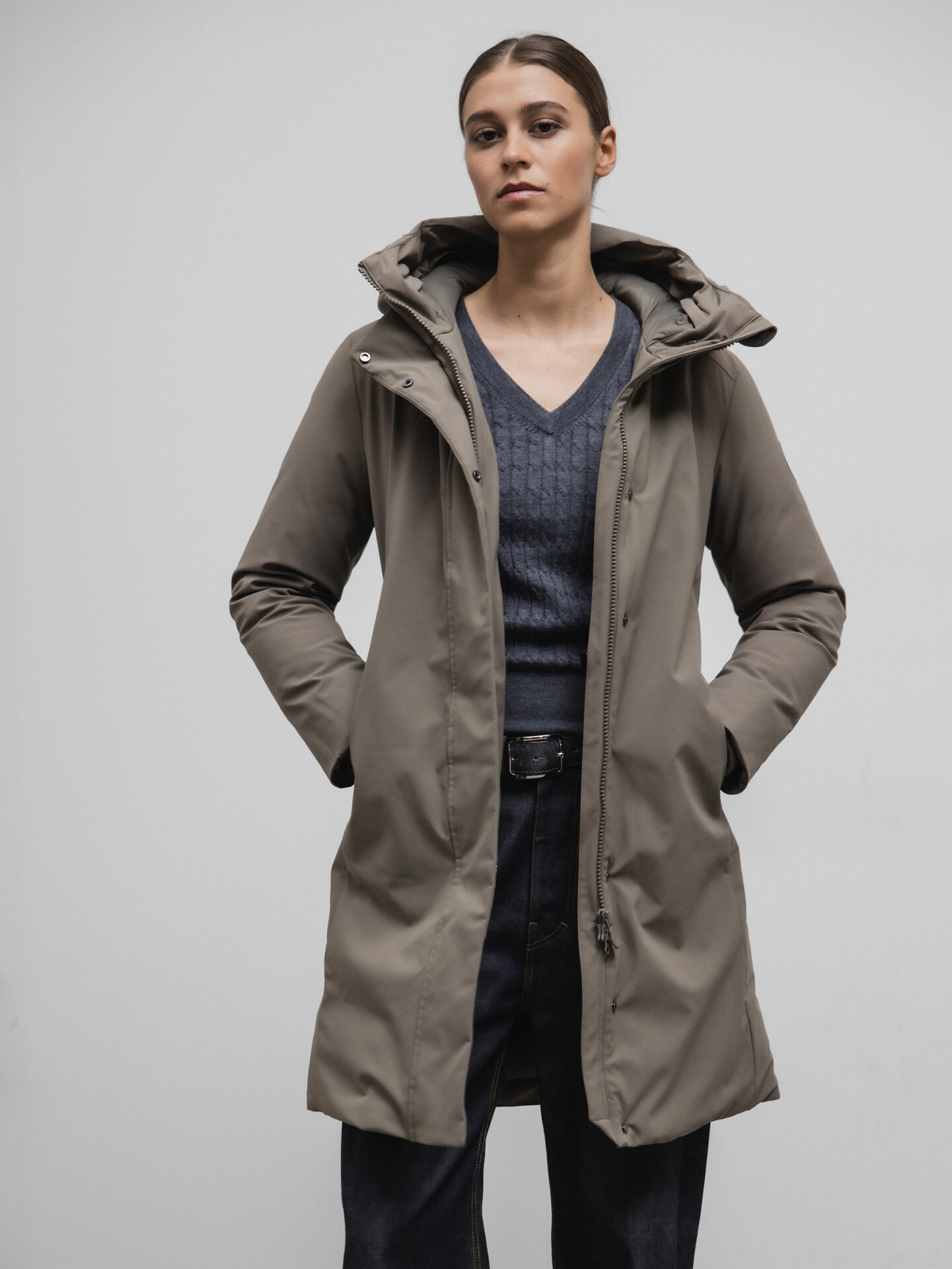 Parka von SAVE THE DUCK 40023 MUD GREY online shoppen – DANIELS