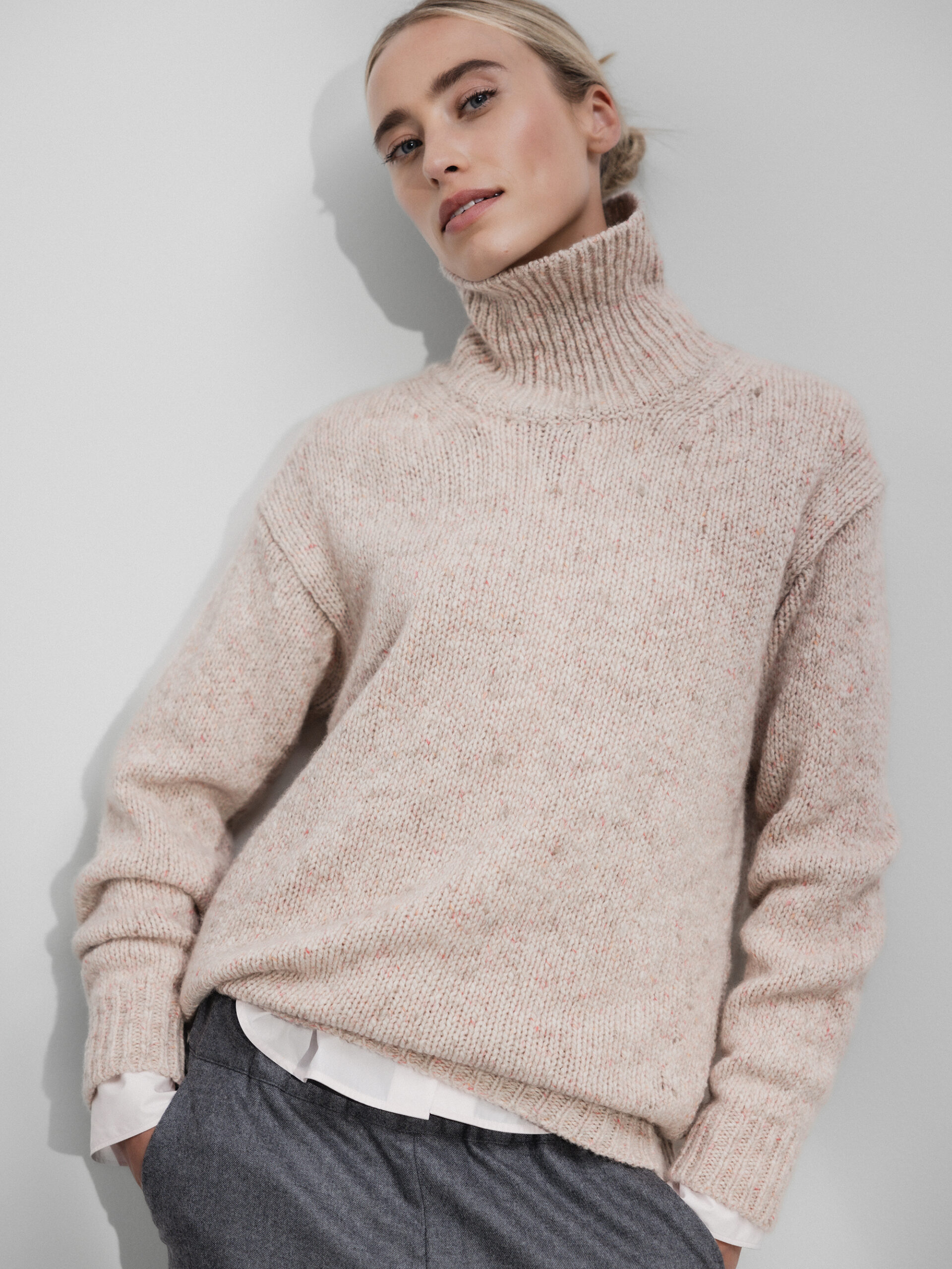 Rollkragenpullover aus Cashmere von LIS LAREIDA 262 ROSESAND MEL online shoppen – DANIELS