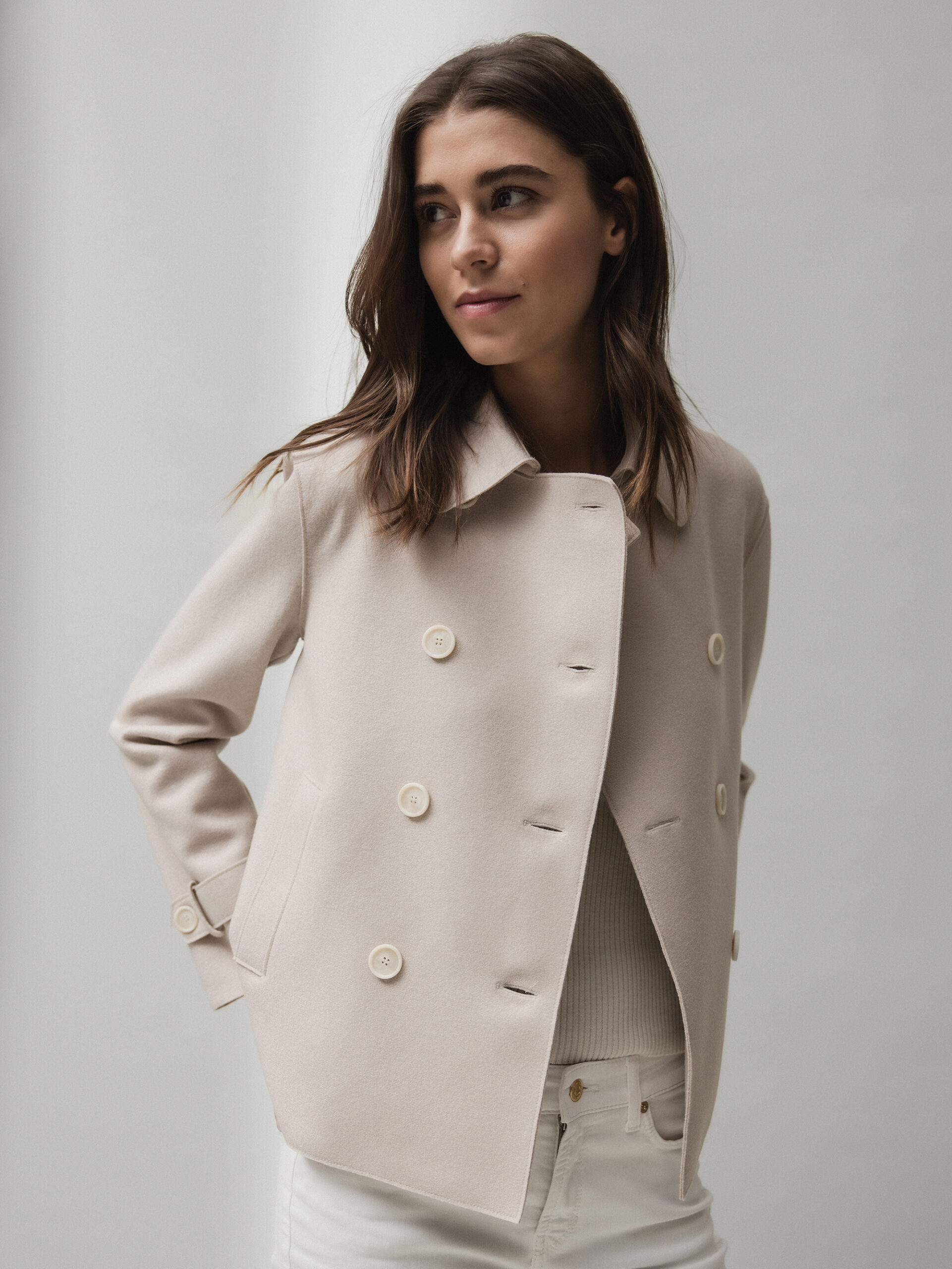 Caban von HARRIS WHARF LONDON 412 CREAM online shoppen – DANIELS