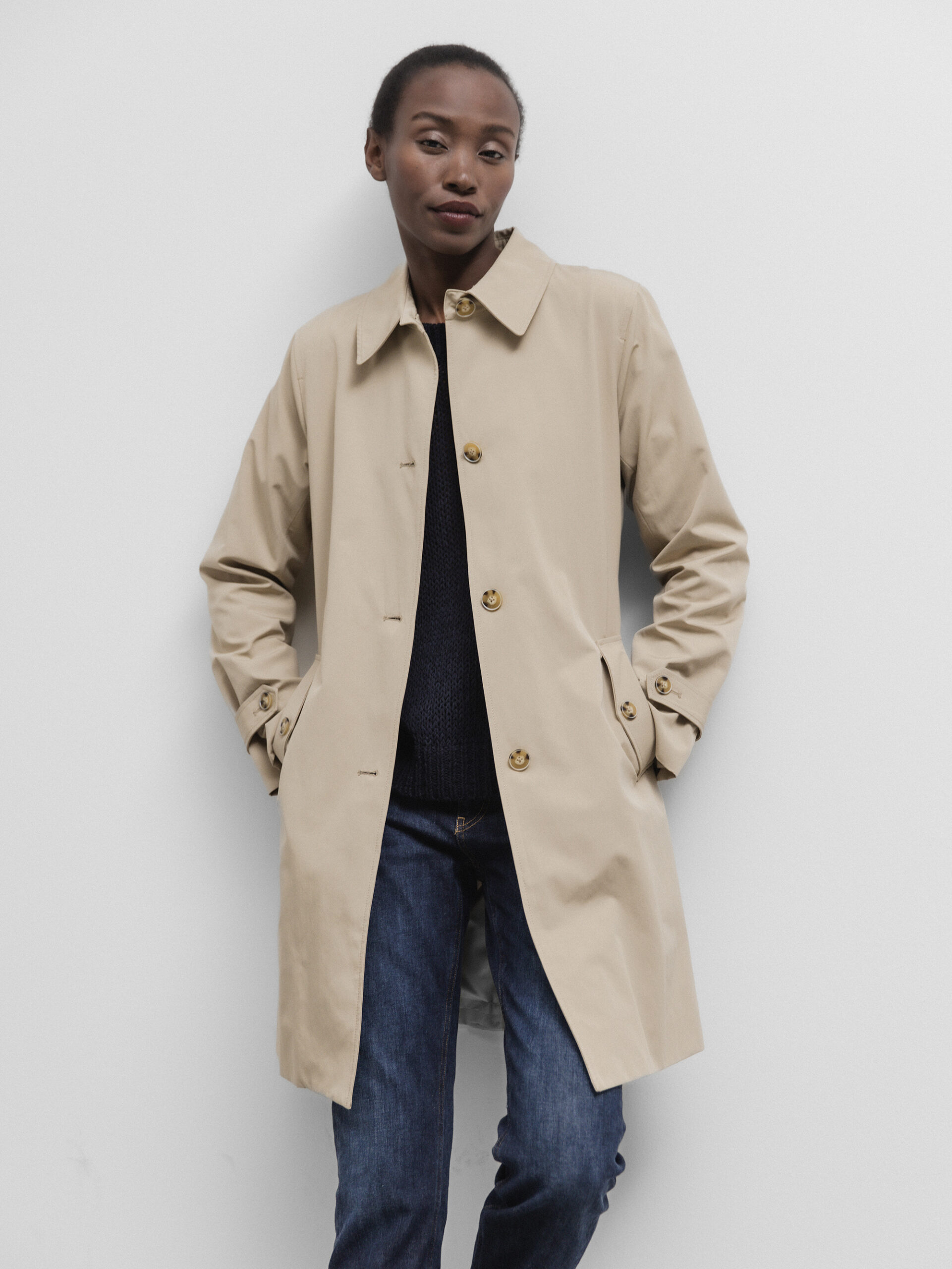Trenchcoat von MABRUN 003 SAND online shoppen – DANIELS