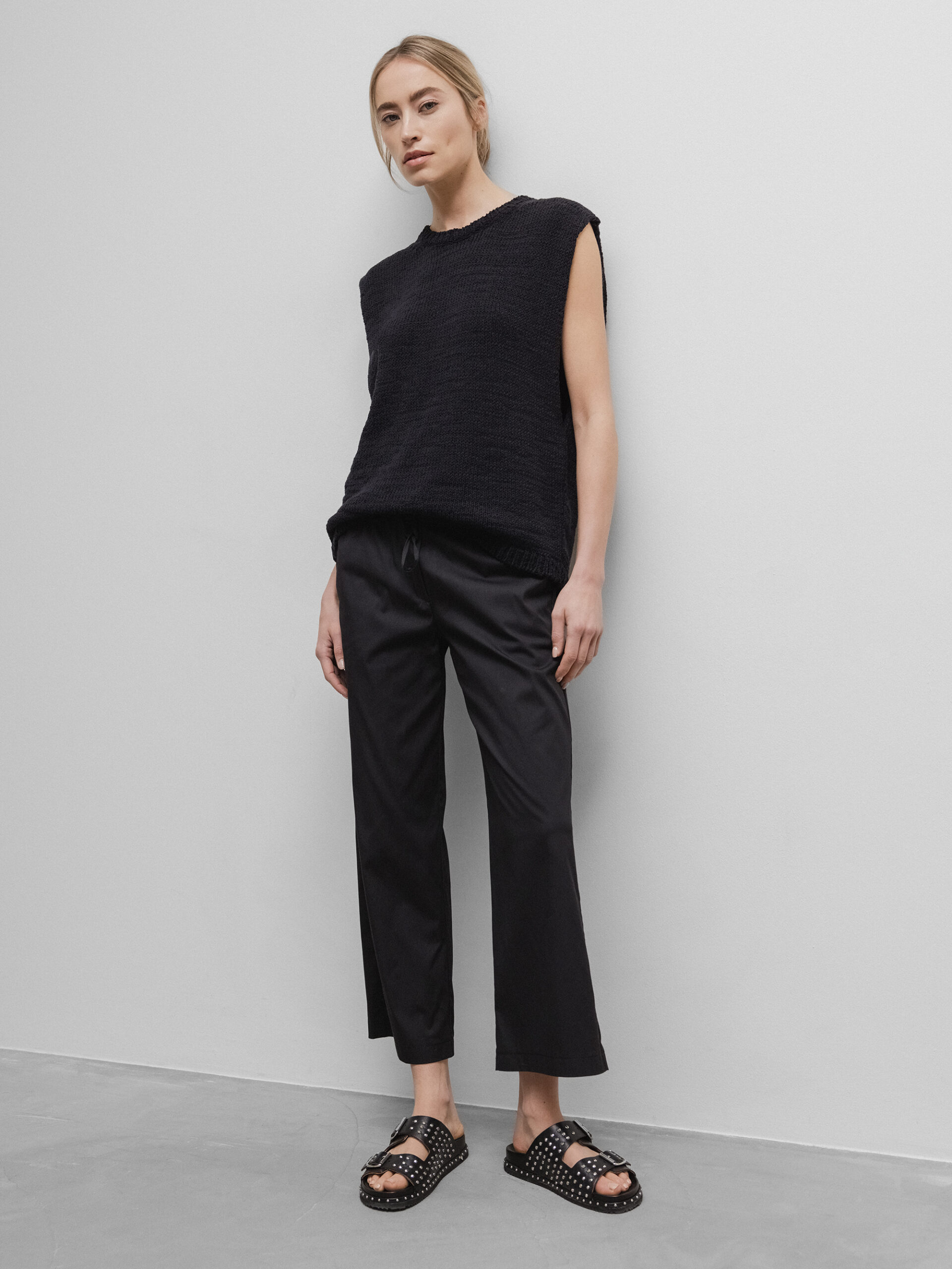 Cropped Hose von MAC 090 BLACK online shoppen – DANIELS