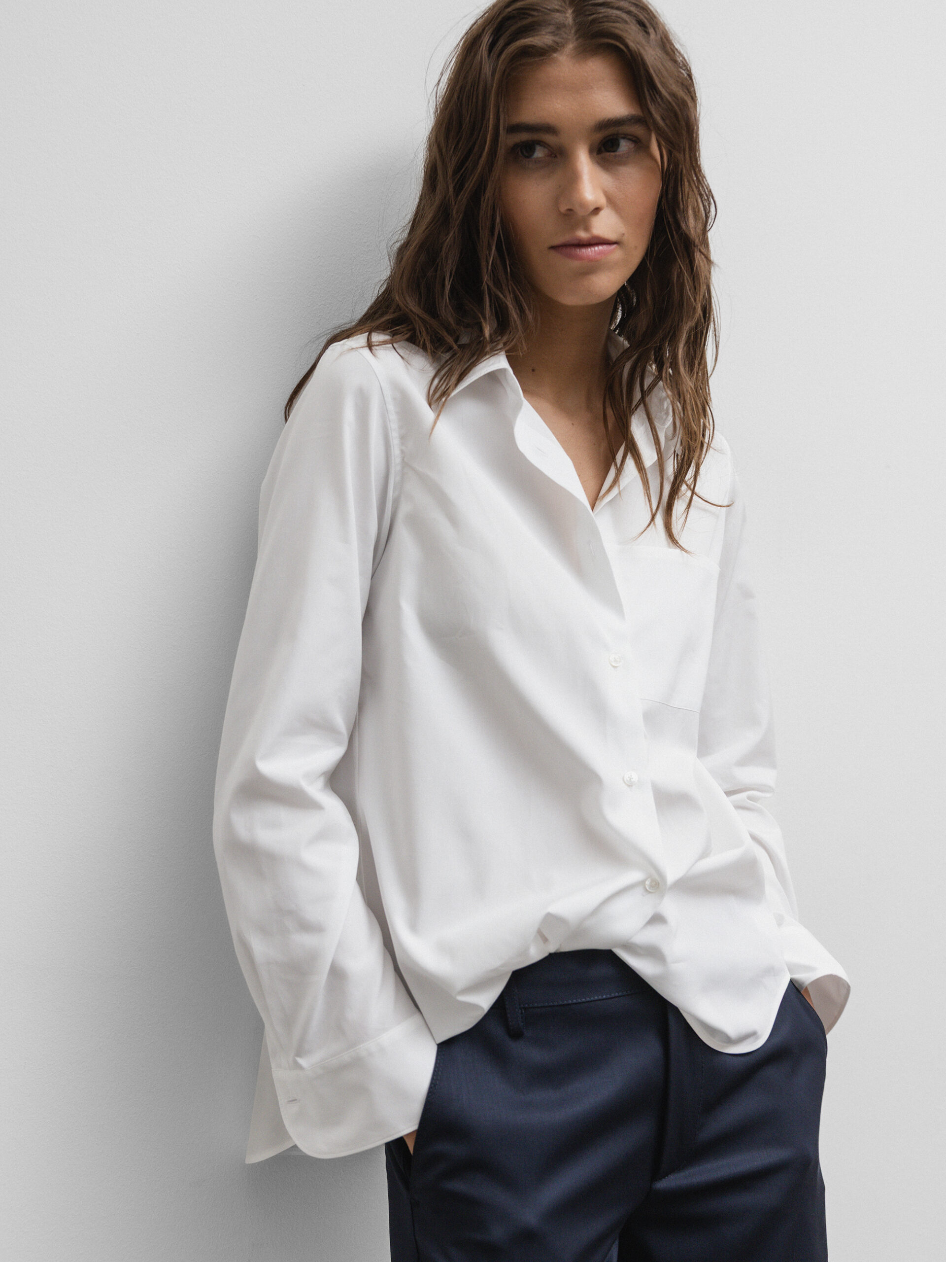 Baumwollhemd von LIS LAREIDA 100 WEISS online shoppen – DANIELS