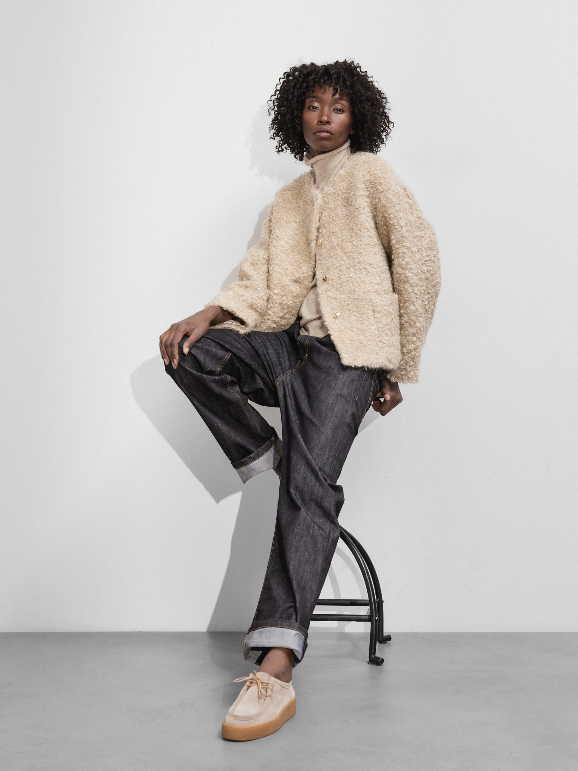 Blazer aus Mohair von LIS LAREIDA 420 SAND online shoppen – DANIELS